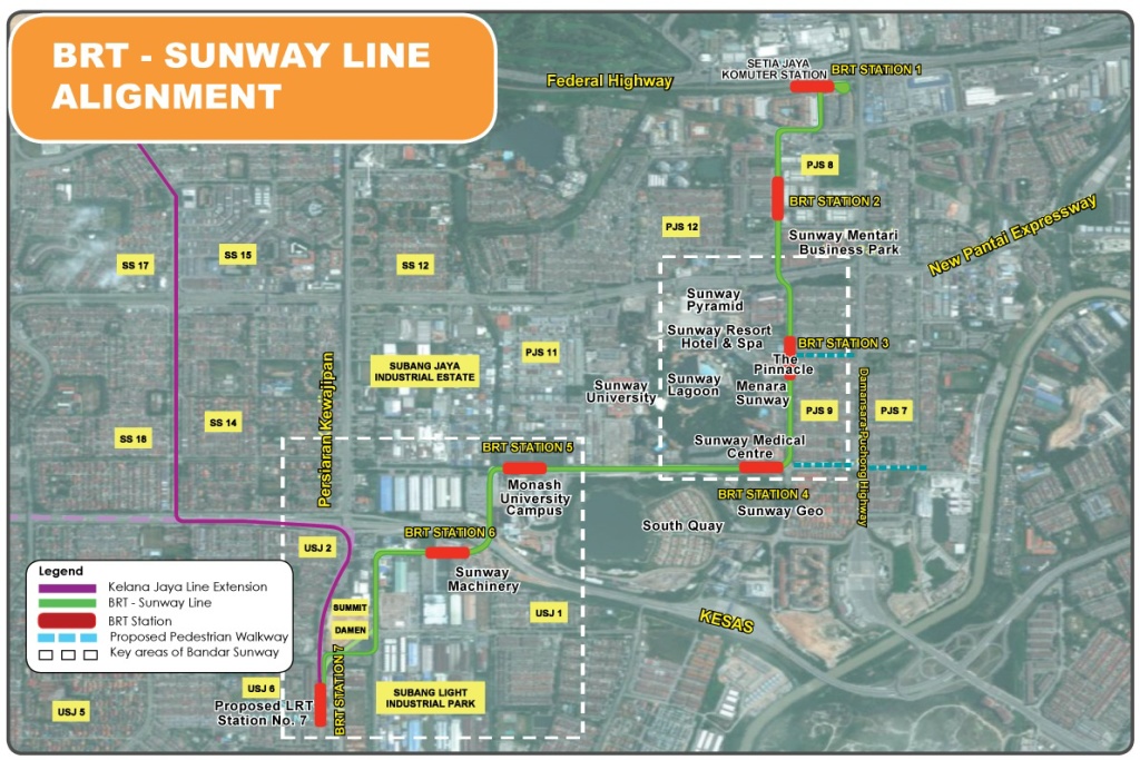 Bus Rapid Transit (BRT) - Sunway Line | Property Malaysia
